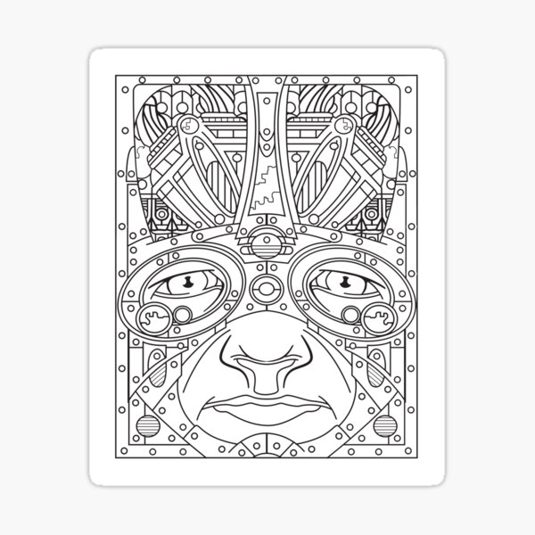 " Pen & Ink Drawing." Sticker by JonHuss | Redbubble