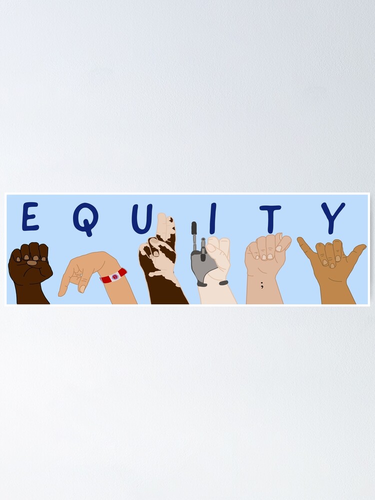 "Equity" Poster by CVanWingen | Redbubble