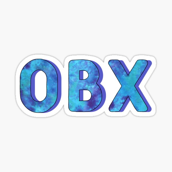 "Outer Banks OBX" Sticker for Sale by gschudesigns15 | Redbubble