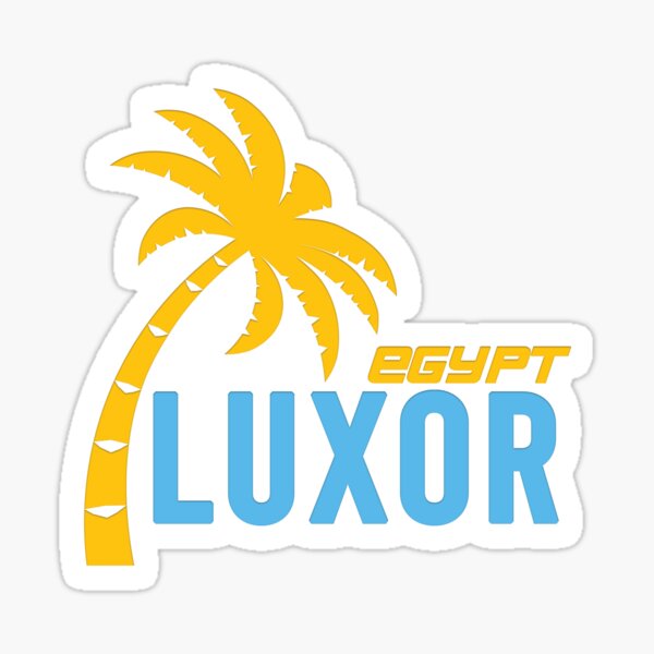 "Luxor Egypt" Sticker for Sale by GPCDesign | Redbubble