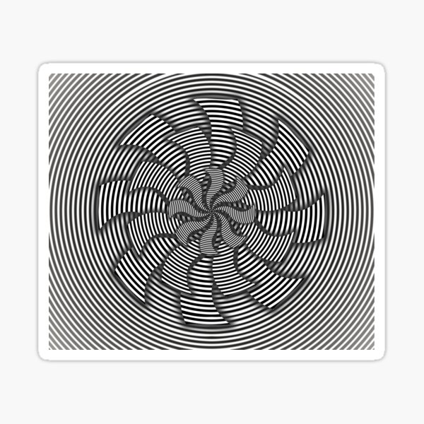 "Op art 27" Sticker for Sale by Guardi71 | Redbubble