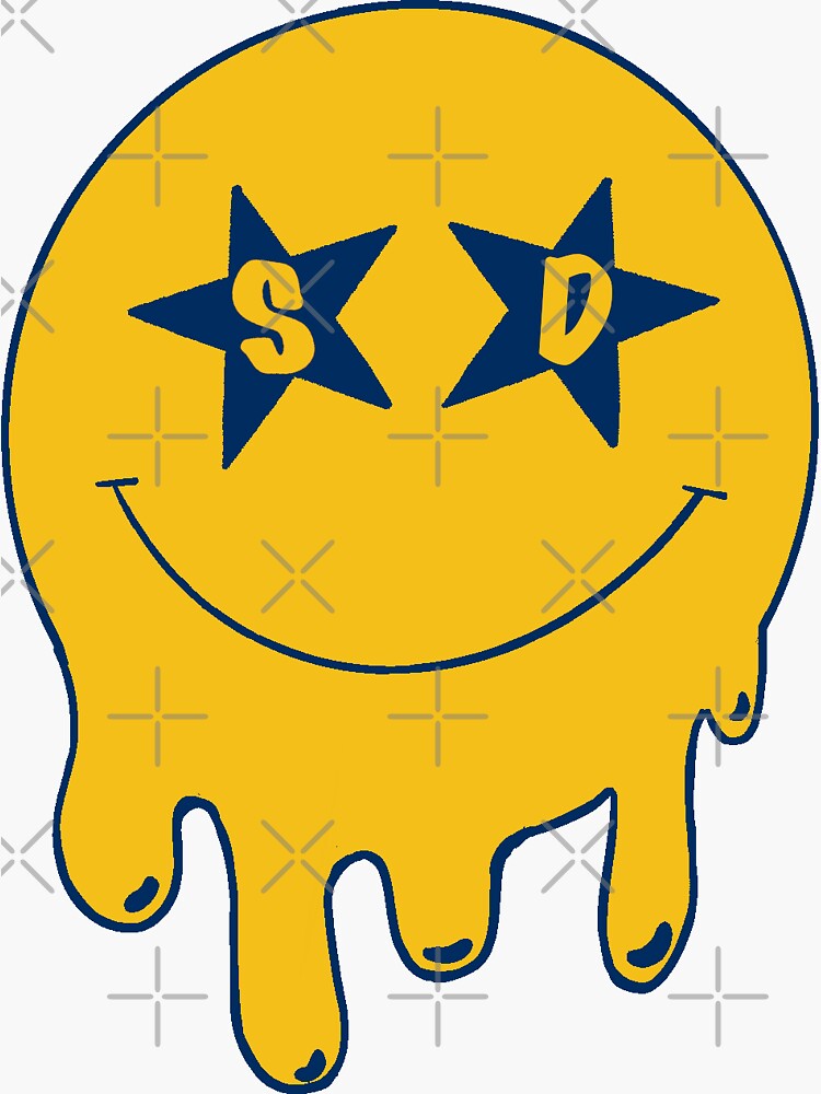 "UCSD Smiley" Sticker for Sale by smstickersx | Redbubble