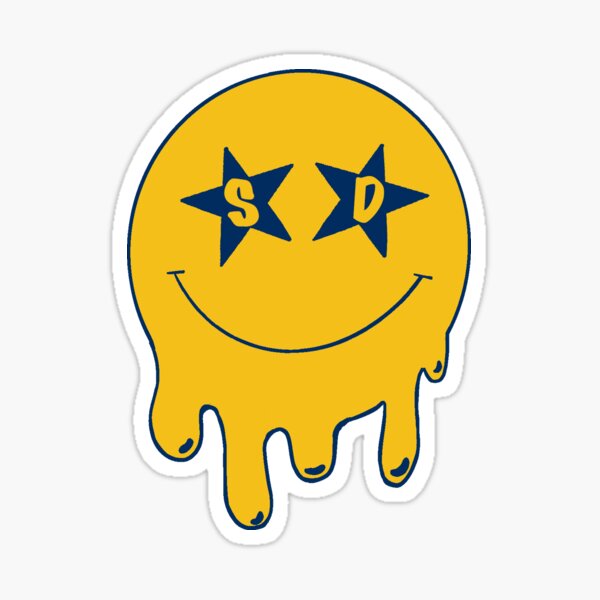 "UCSD Smiley" Sticker for Sale by smstickersx | Redbubble