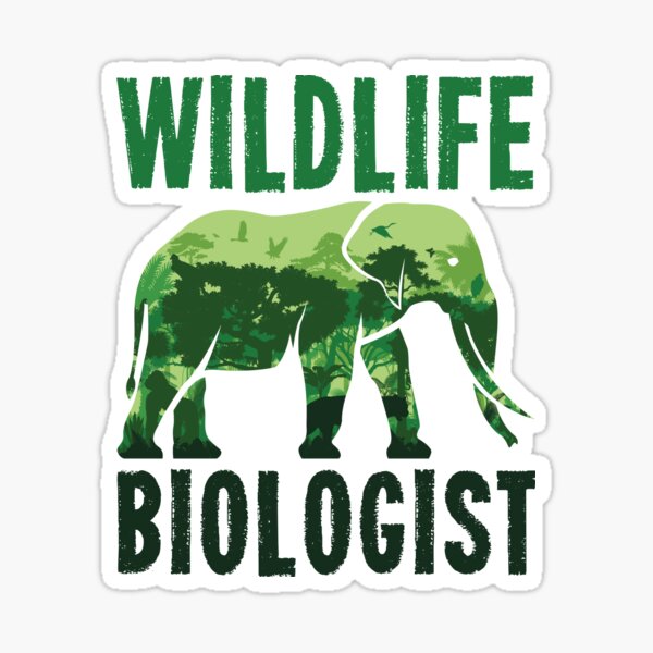 "Wildlife Biologist" Sticker for Sale by jaygo | Redbubble