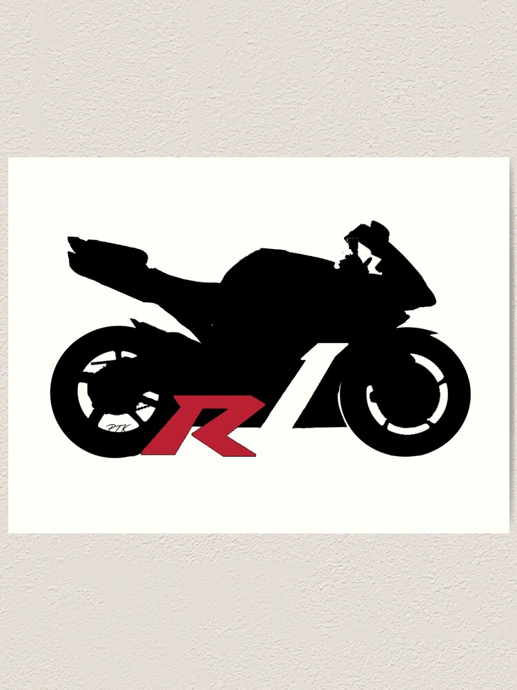 "R1 Silhouette" Art Print by PTKDesigns | Redbubble