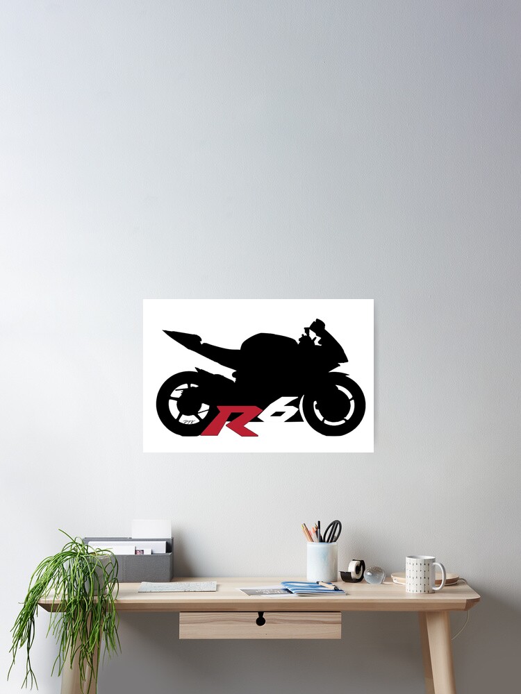 "Yamaha R6 Silhouette" Poster for Sale by PTKDesigns | Redbubble