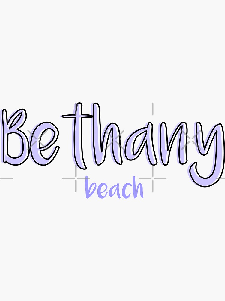 "Bethany Beach" Sticker by gschudesigns15 | Redbubble