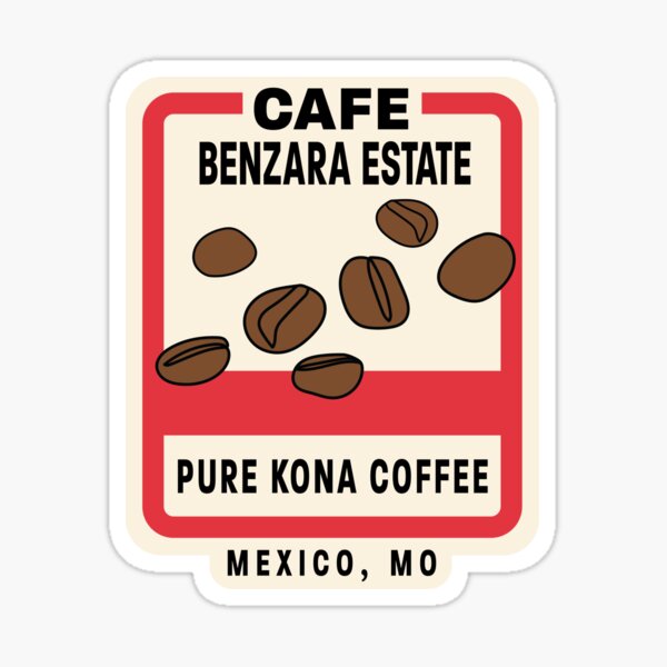 "Fake Cafe Design" Sticker for Sale by hlshields | Redbubble