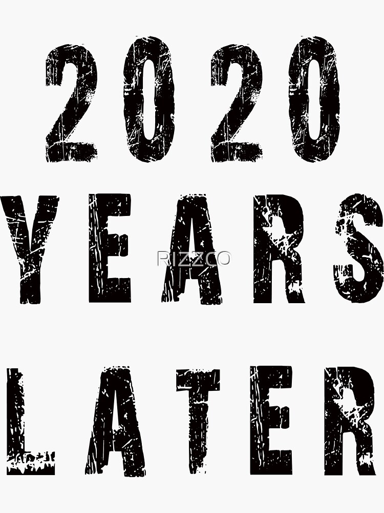 "2020" Sticker for Sale by RIZZCO | Redbubble