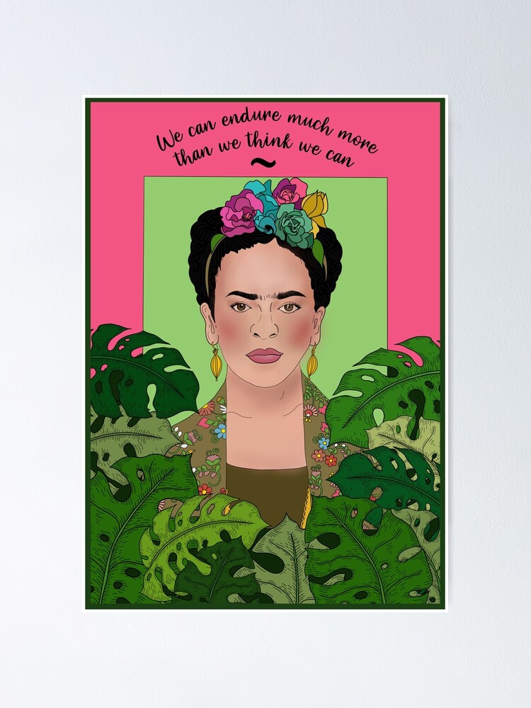 "Monstera Freda Kahlo" Poster by pocketsofnature | Redbubble