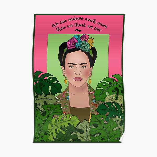 "Monstera Freda Kahlo" Poster by pocketsofnature | Redbubble
