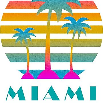 "Miami Vice" Sticker for Sale by StoopidSticker | Redbubble
