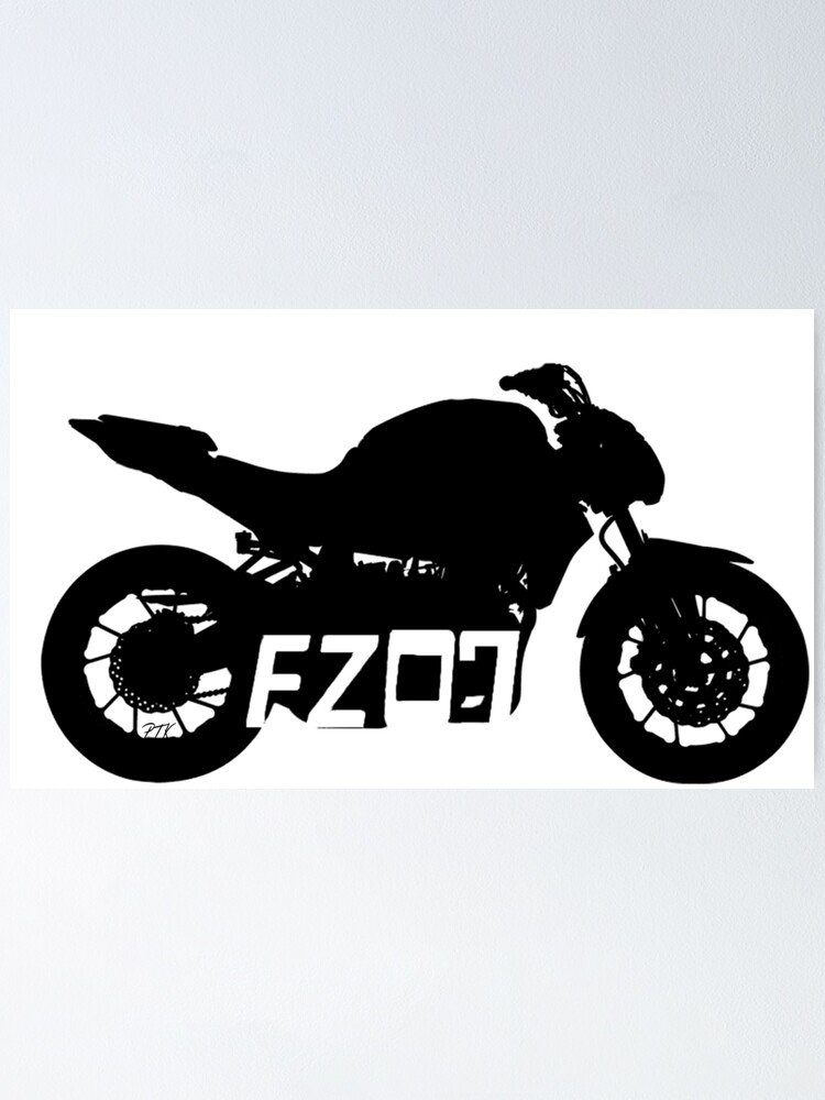 "FZ07 Silhouette" Poster for Sale by PTKDesigns | Redbubble