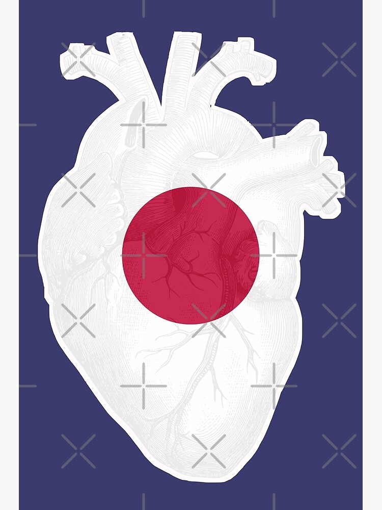 "Proud to be Japanese, Heart beating for Japan, pride" Poster by ...