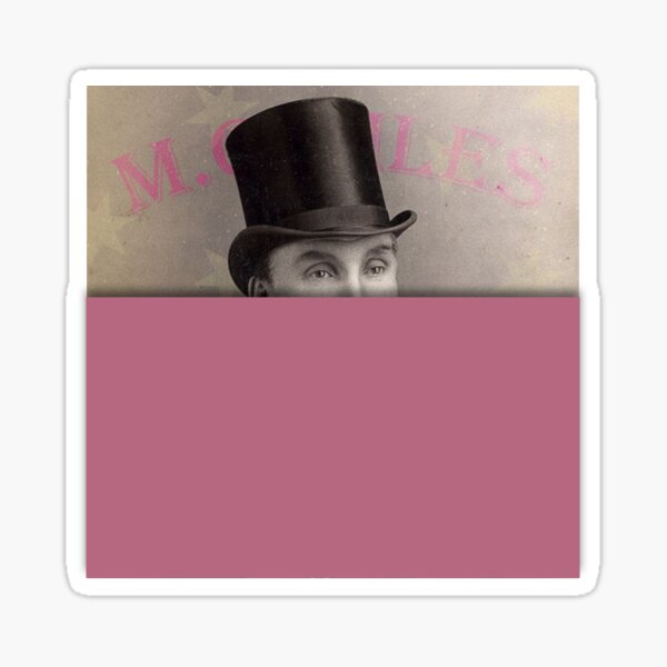 "Top Hat" Sticker for Sale by DStreetGallery | Redbubble