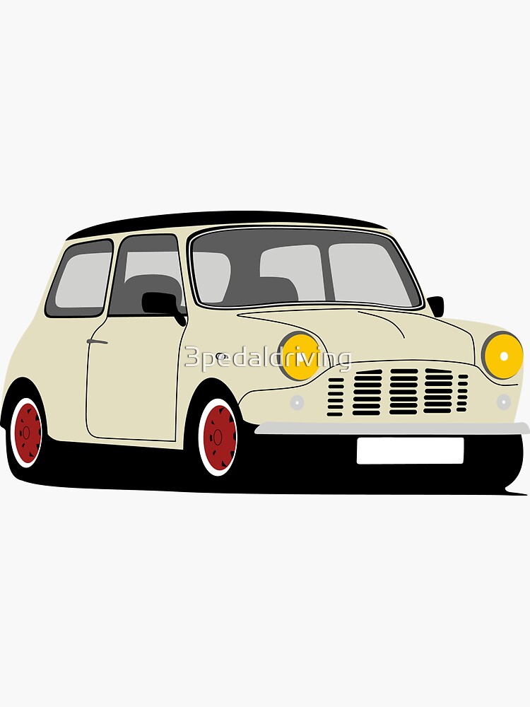 " Classic Mini Rat Rod" Sticker by 3pedaldriving | Redbubble