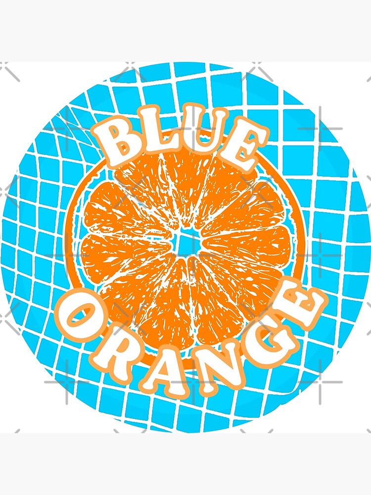 "BLUE ORANGE GRAPHIC LOGO" Poster for Sale by BLUE-ORANGE | Redbubble