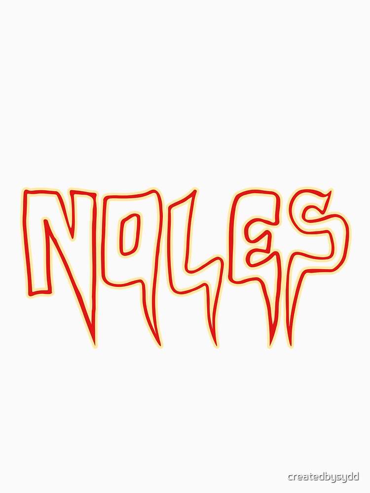 "noles" T-shirt for Sale by sydnirotenberg | Redbubble | noles t-shirts ...
