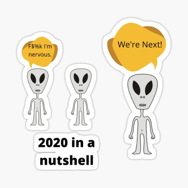 "2020 in a Nutshell" Sticker by phpmichael23 | Redbubble