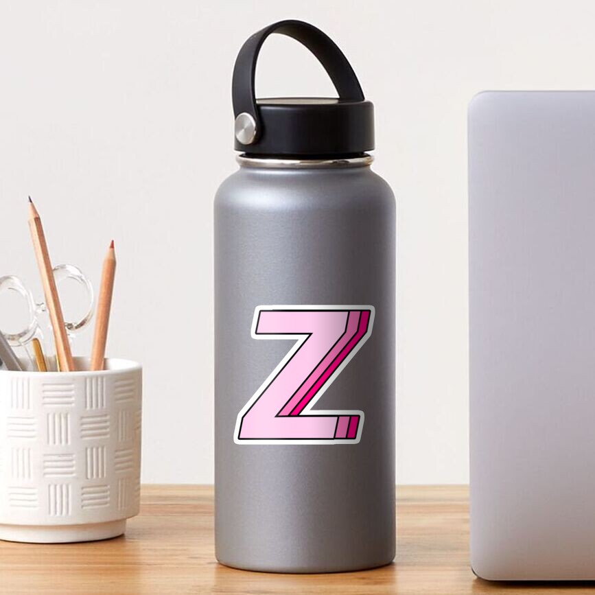 "pink Z" Sticker for Sale by amandak2004 | Redbubble