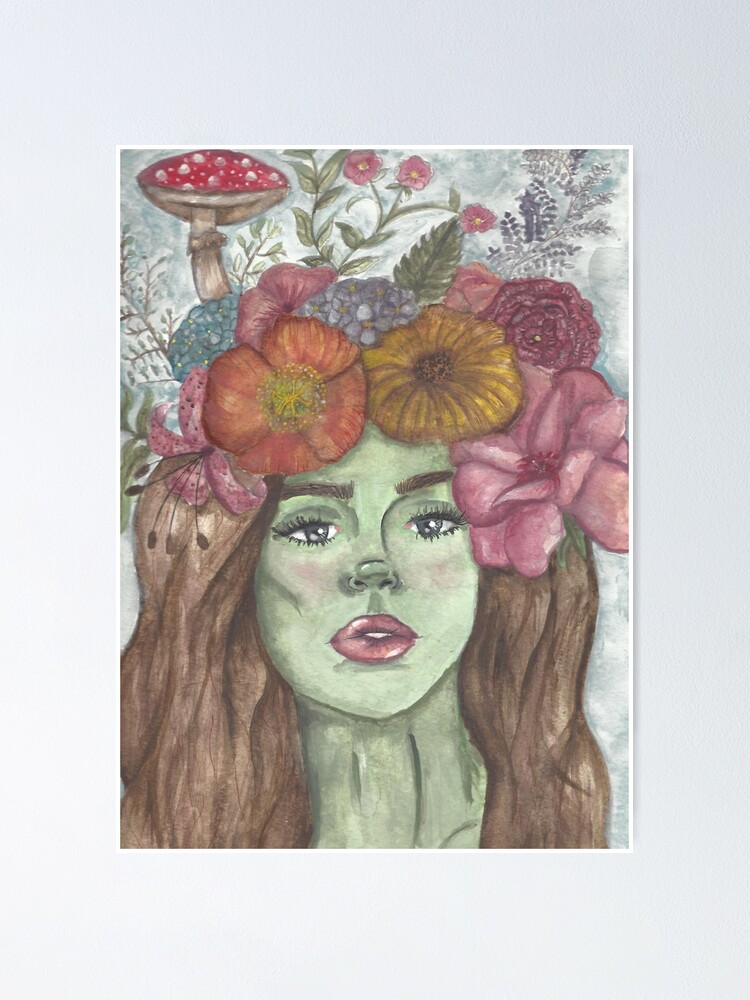 "green goddess" Poster by krbyourcreation | Redbubble