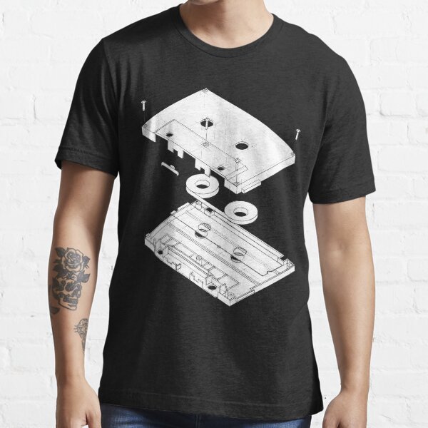 "Exploded Cassette Tape " T-shirt for Sale by RevitalNeo | Redbubble ...