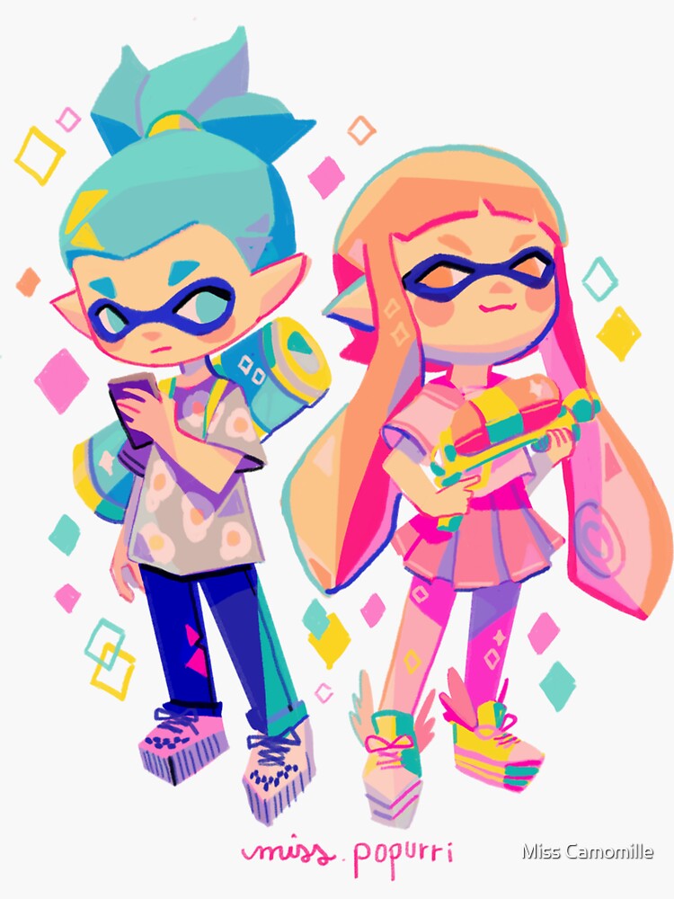 "Inklings" Sticker by Miss Camomille | Redbubble
