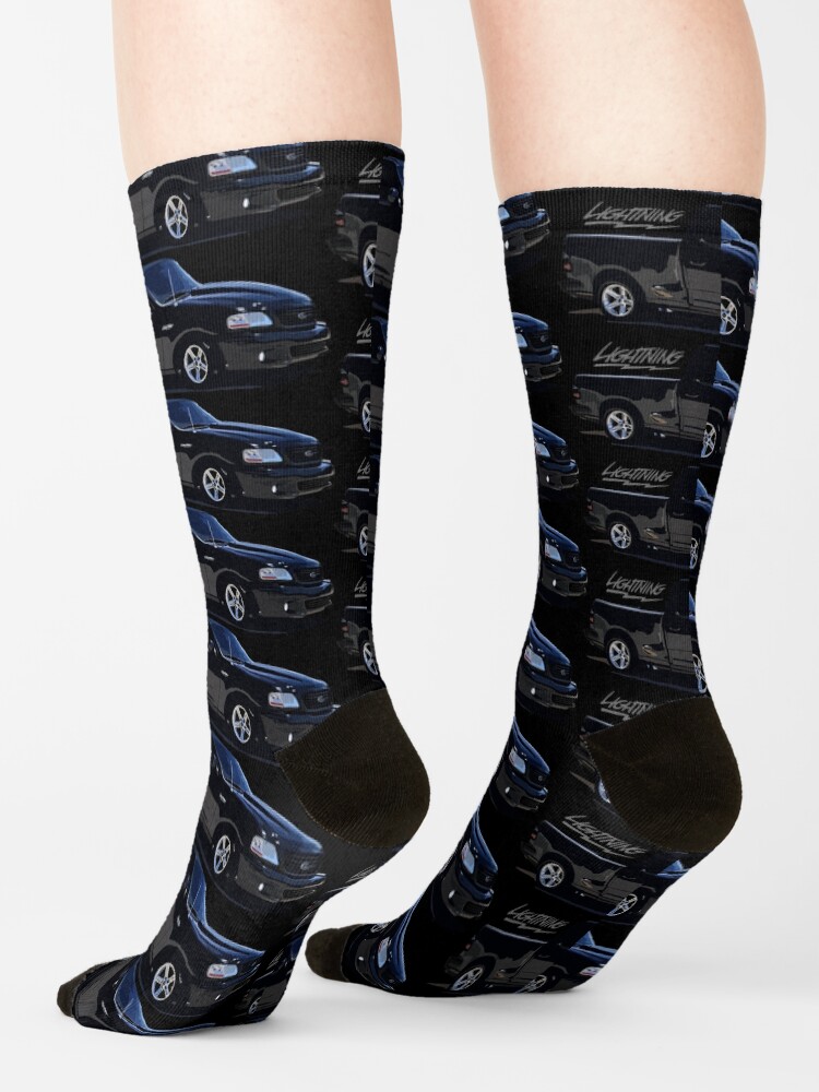 "Ford F150 Lightning Pickup Truck" Socks by FromThe8Tees | Redbubble