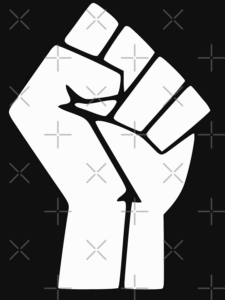 "BLM Hand Anti Racism Black Lives Matter 100% of profits donated to ...