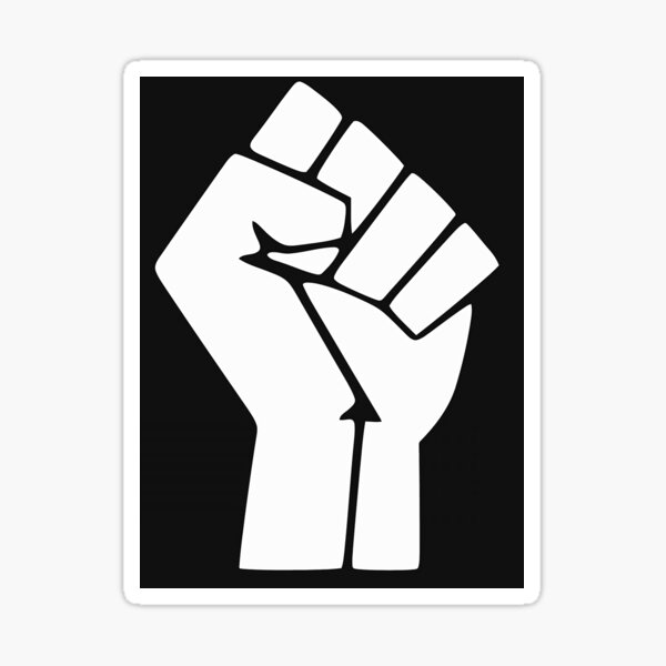 "BLM Hand Anti Racism Black Lives Matter 100% of profits donated to ...