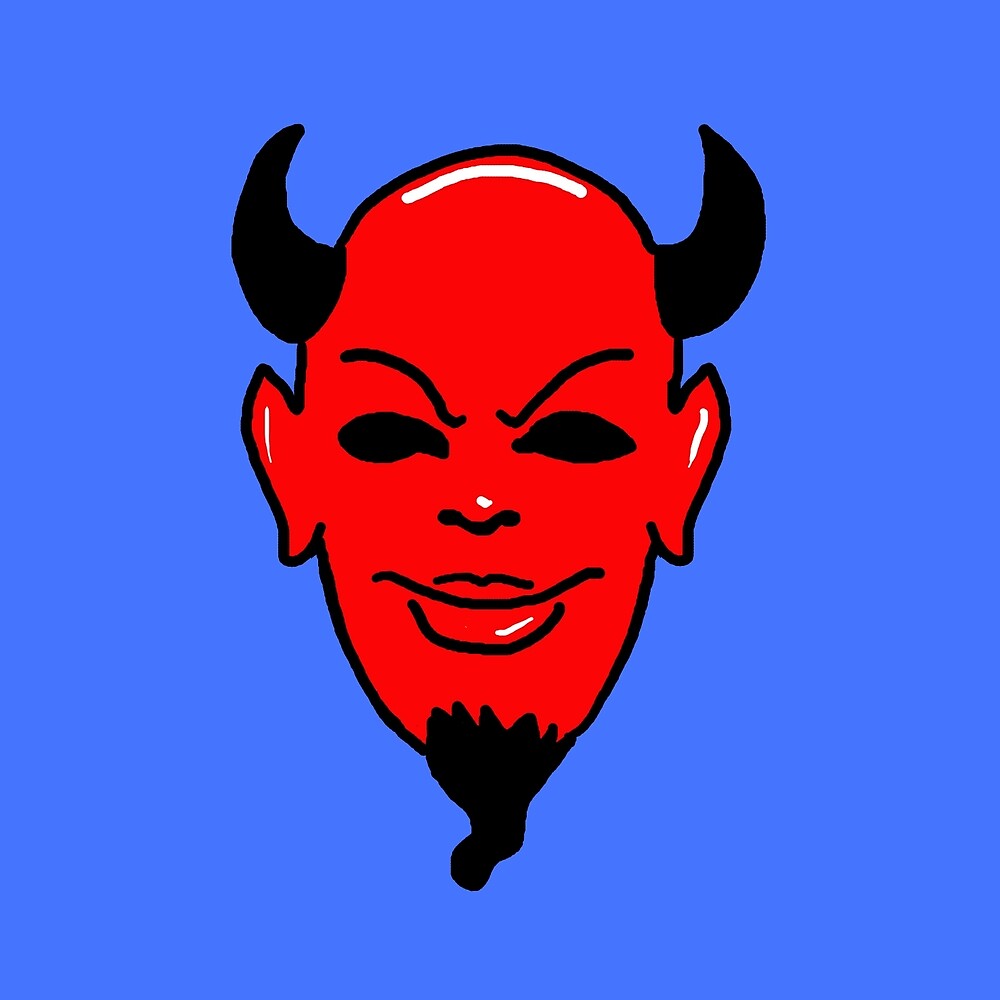 "Red Devil blue (Scream Queens)" by Xavierboldu | Redbubble