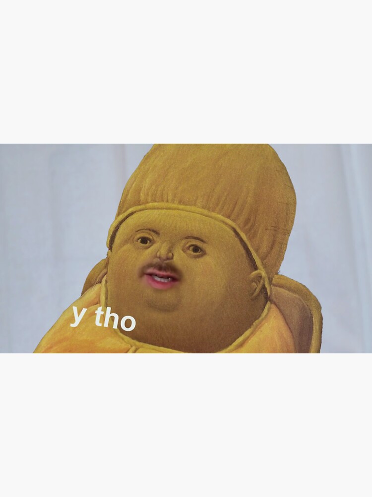 "y tho" Sticker by red-lava-lamp | Redbubble