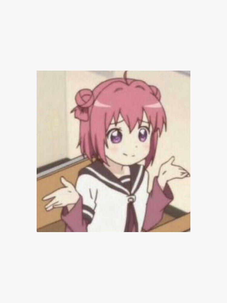 "Akarin Akaze from YuruYuri" Sticker by vika123lol | Redbubble