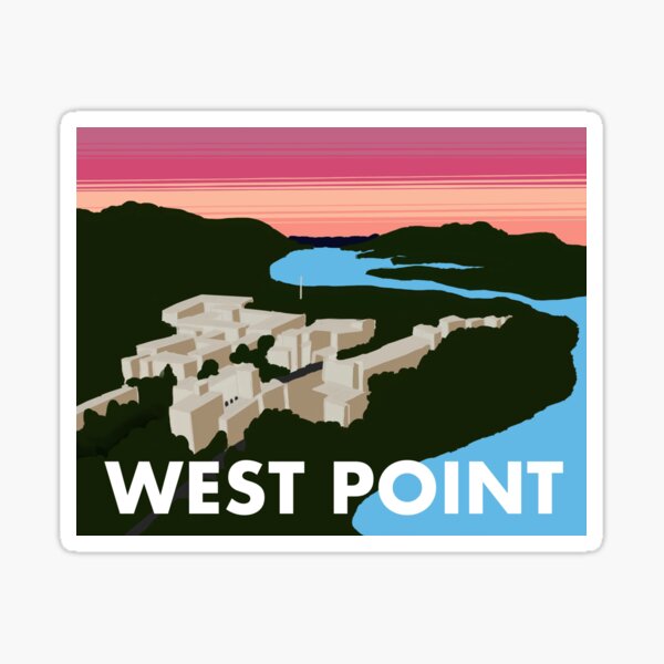 "West Point" Sticker by saintmatthias | Redbubble