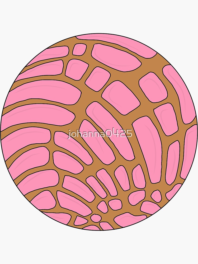 "Concha Sticker" Sticker for Sale by johanna0425 | Redbubble