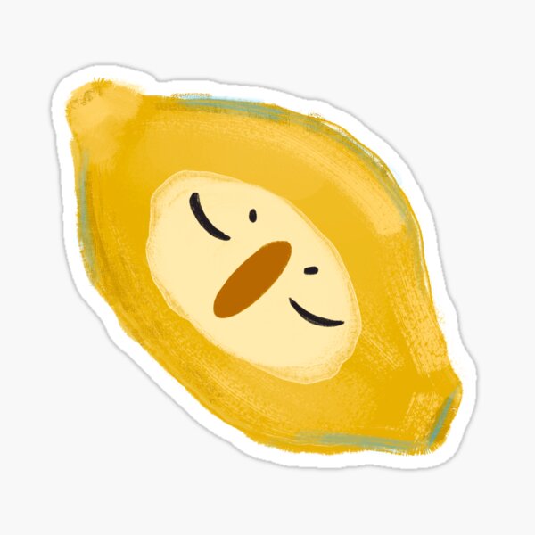 "lemon friend" Sticker for Sale by kbellamy | Redbubble