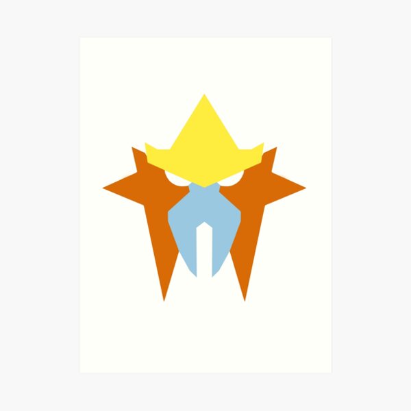 "Pokemon Faces - Entei" Art Print by UnluckyExorcist | Redbubble