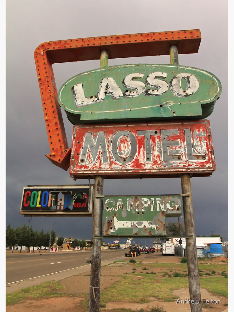"Lasso Motel" Sticker for Sale by 69DIRTYRAT | Redbubble