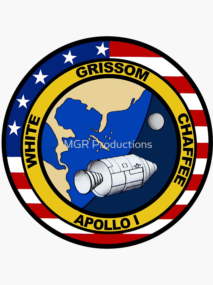 "Apollo 1 Mission Logo" Sticker for Sale by Quatrosales | Redbubble