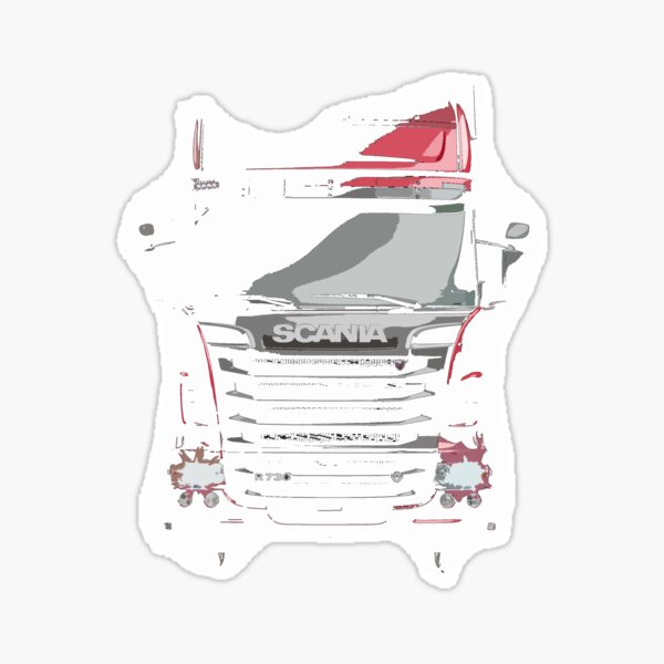 "Scania Trucker" Sticker for Sale by hottehue | Redbubble