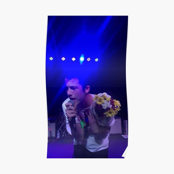 "dylan minnette + flowers = adorable. " Poster by uncomfortable | Redbubble