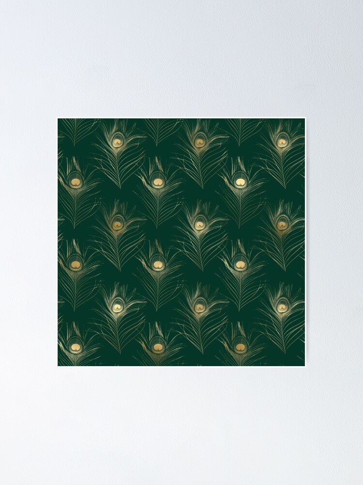 "Emerald and Gold Safari / Animal Print Pattern Collection (style 1 ...