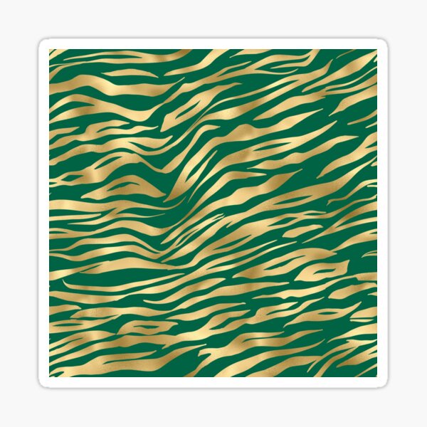 "Emerald and Gold Safari / Animal Print Pattern Collection (style 9 ...