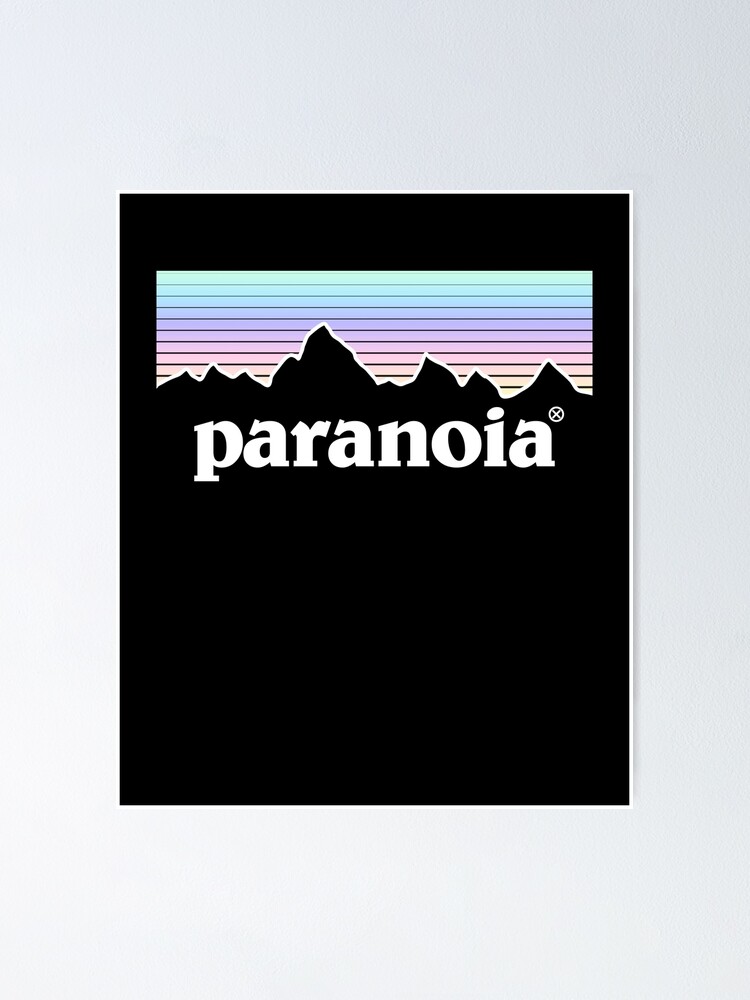 "paranoia Outrun Vaporwave/Synthwave Streetwear" Poster by ThatSplat ...