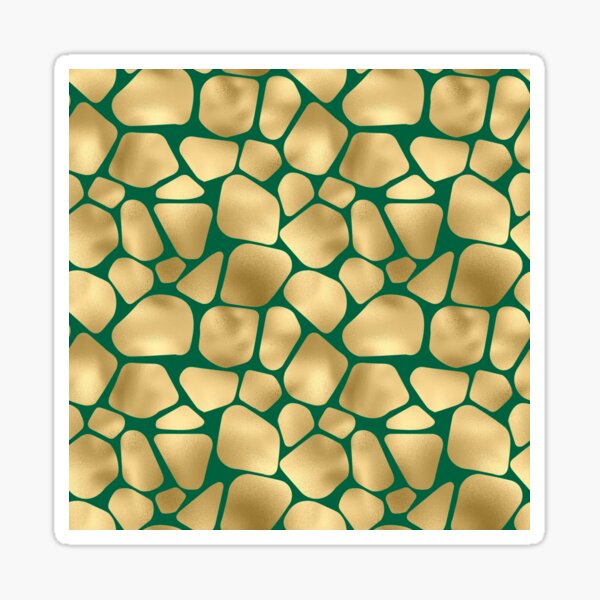 "Emerald and Gold Safari / Animal Print Pattern Collection (style 12 ...