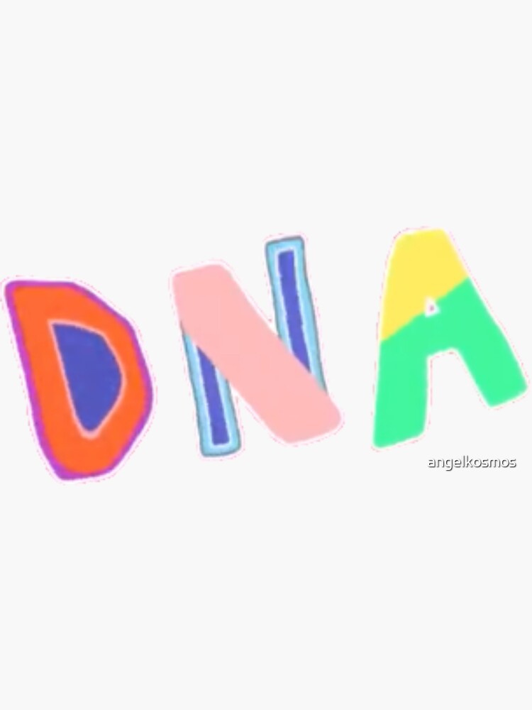 "dna bts sticker " Sticker by angelkosmos | Redbubble