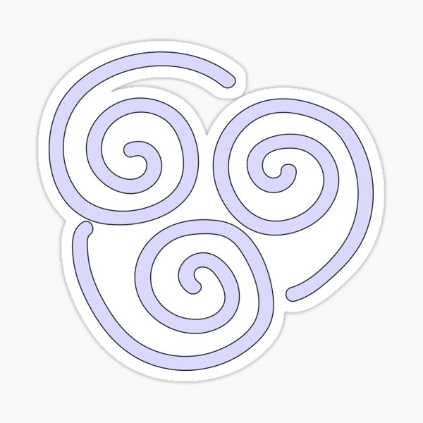 "Air Bending Sigil" Sticker by Kamin42 | Redbubble