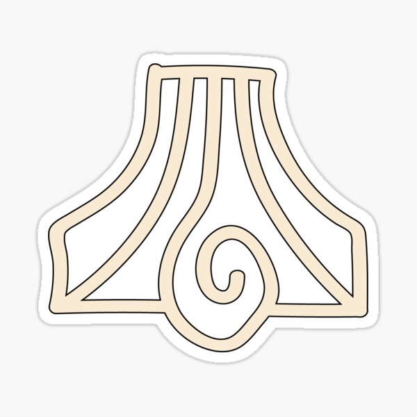 "Lava Bending Sigil" Sticker for Sale by Kamin42 | Redbubble