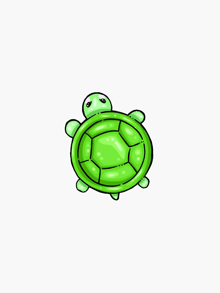"Cute Baby Turtle " Sticker for Sale by Mitch Kohlhagen | Redbubble
