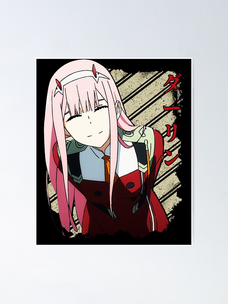 "Zero Two" Poster for Sale by TRISKOVA | Redbubble